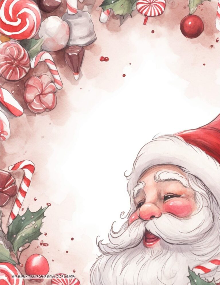 Free Printable Santa Claus Letterhead Templates