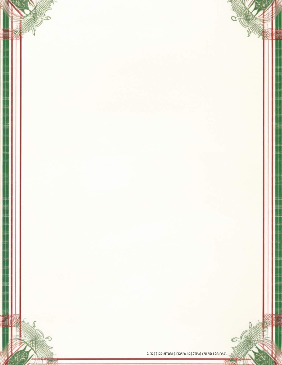 Free Printable Santa Claus Letterhead Templates