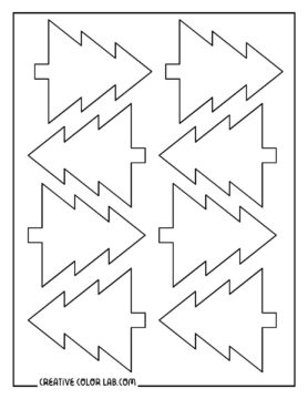 Free Christmas Tree Coloring Pages to Download and Print