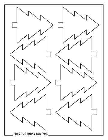 Free Christmas Tree Coloring Pages to Download and Print