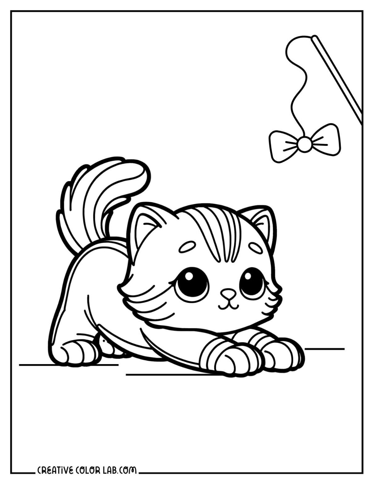 Free Kitten Coloring Pages | Printable PDFs
