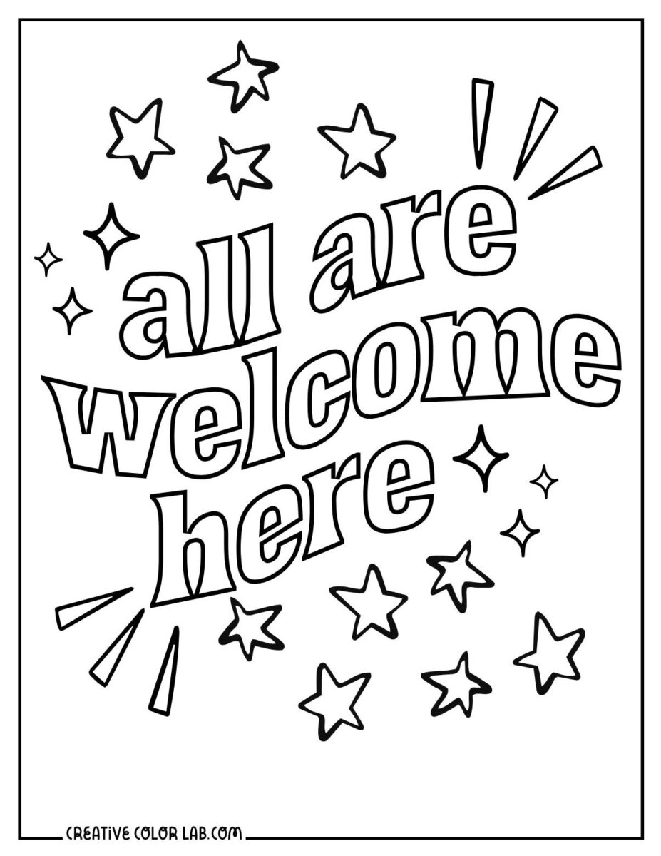 Free, Printable Black Lives Matter Coloring Pages