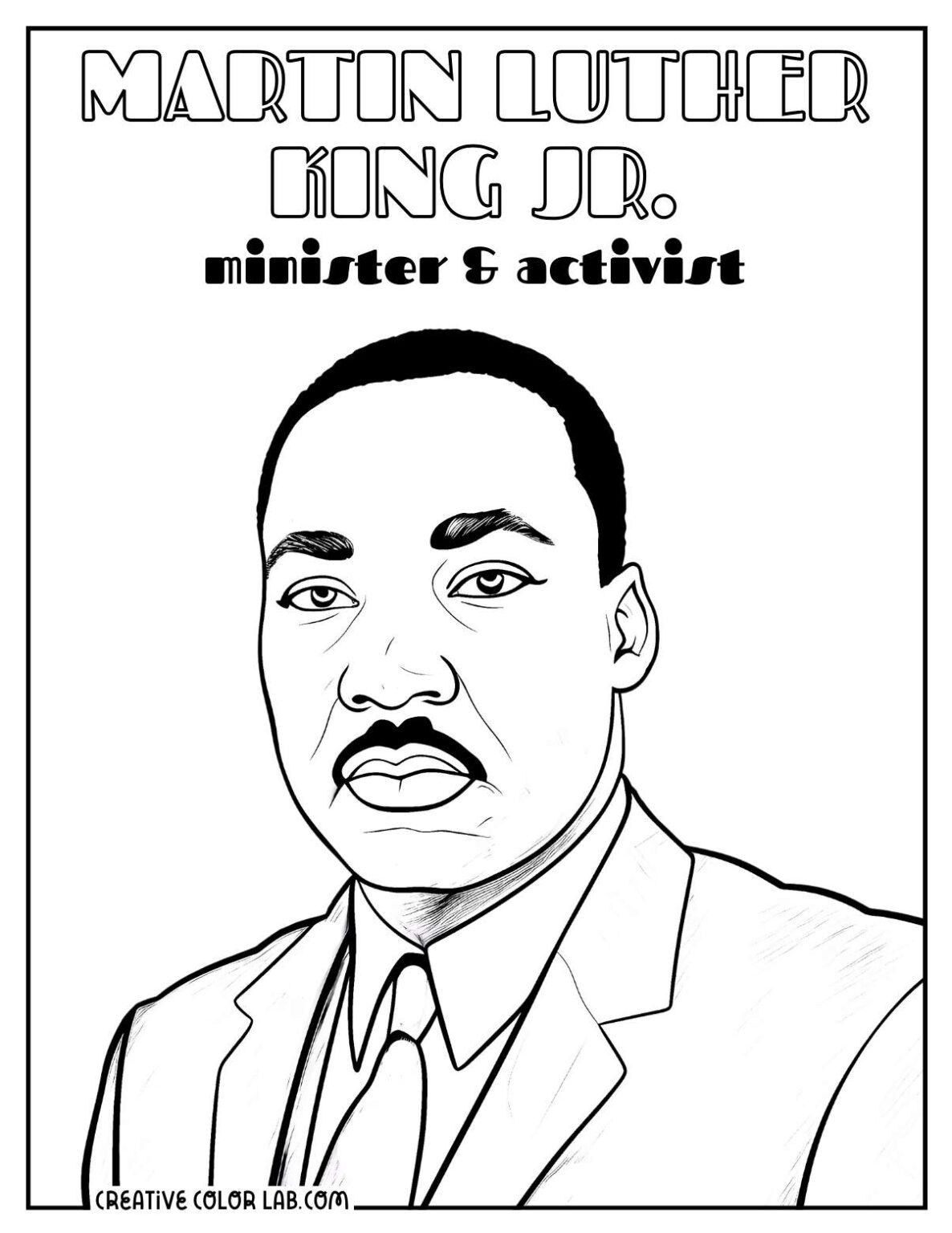 Black History Month Coloring Pages | Free, Printable PDFs