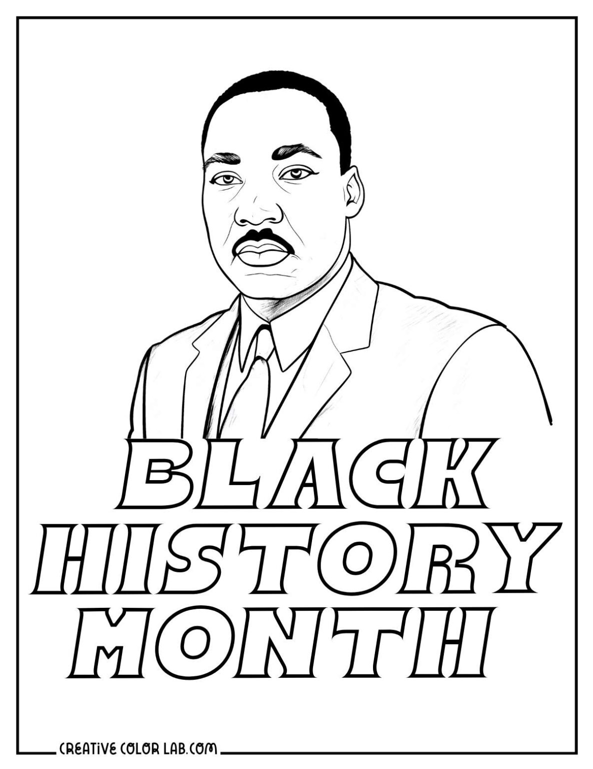 Black History Month Coloring Pages | Free, Printable PDFs