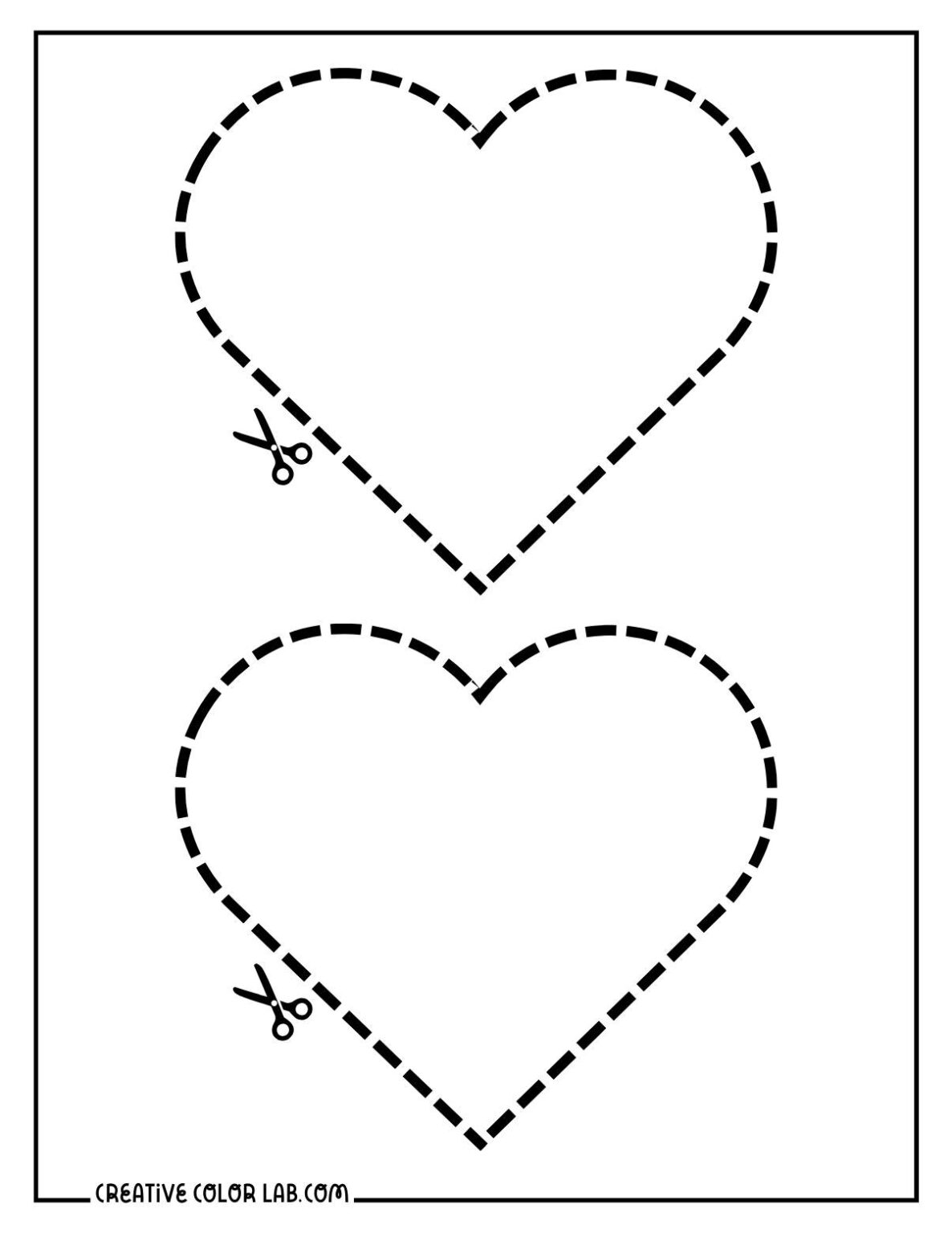 Free Heart Coloring Pages | Printable PDFs