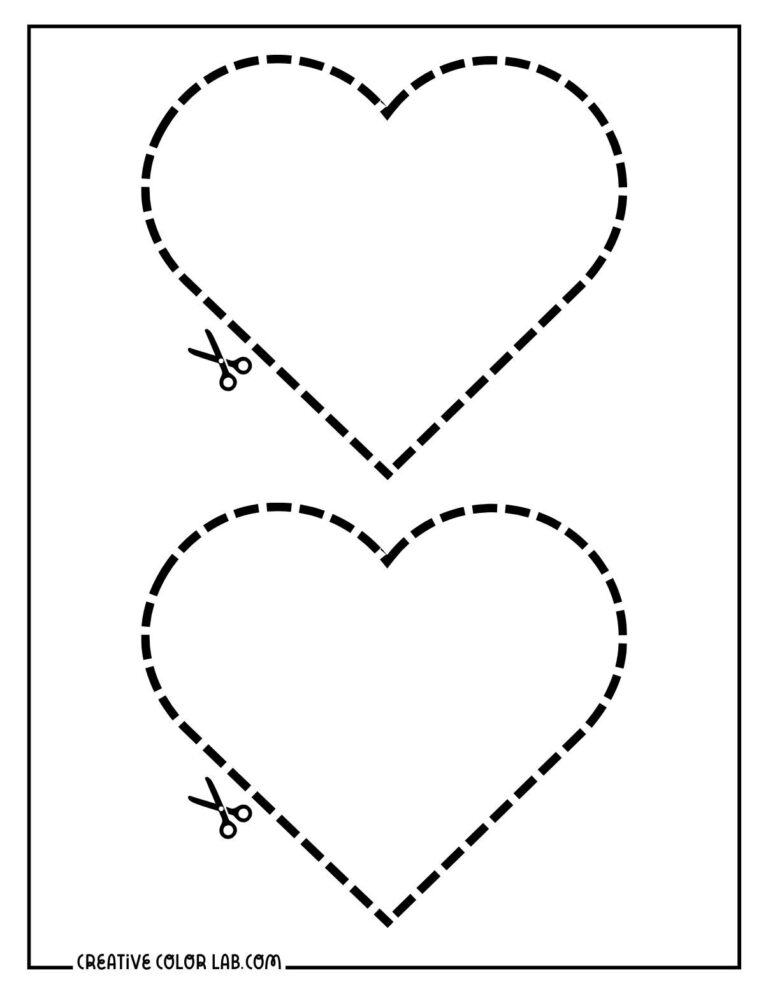 Free Heart Coloring Pages | Printable PDFs