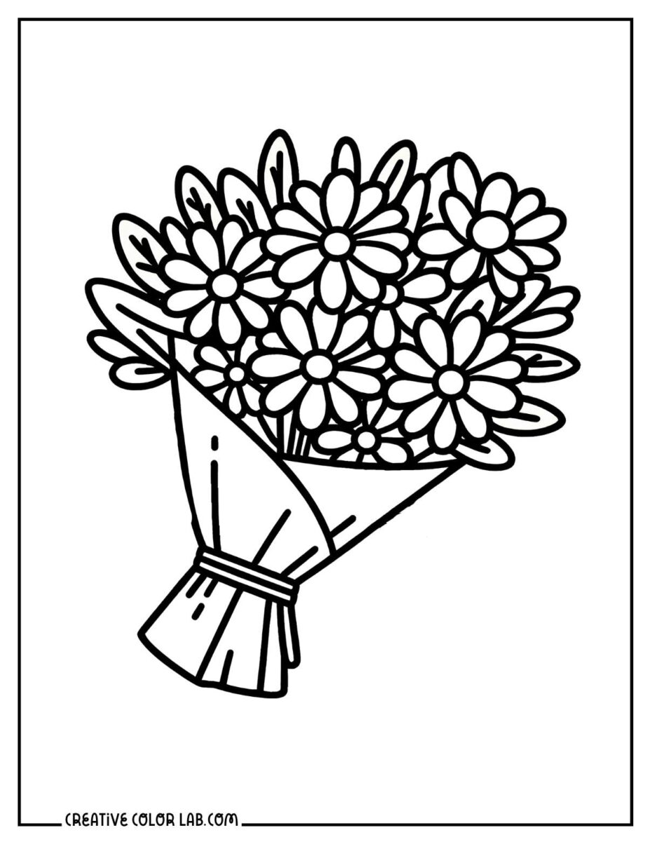 15 Printable Daisy Coloring Pages | Free PDF Downloads