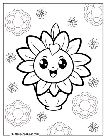 15 Printable Daisy Coloring Pages | Free PDF Downloads