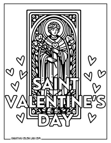 Christian Valentine Coloring Pages | Free, Printable PDFs