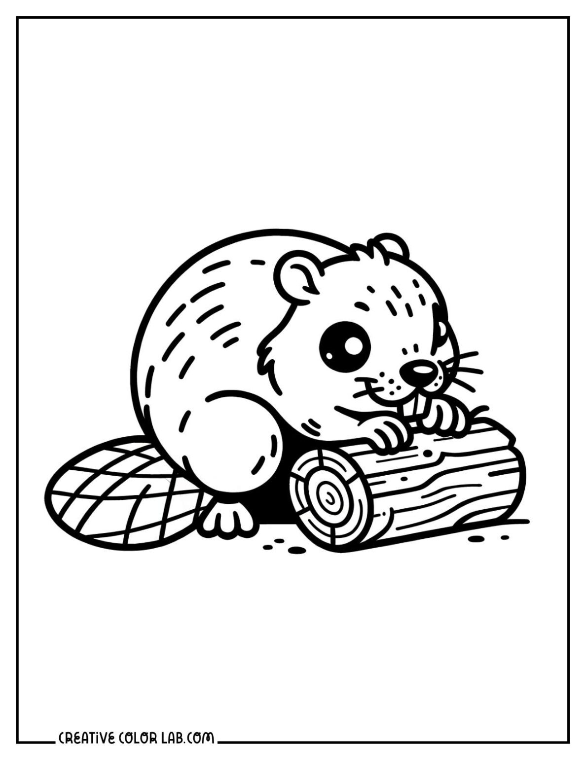 Free Beaver Coloring Pages to Print