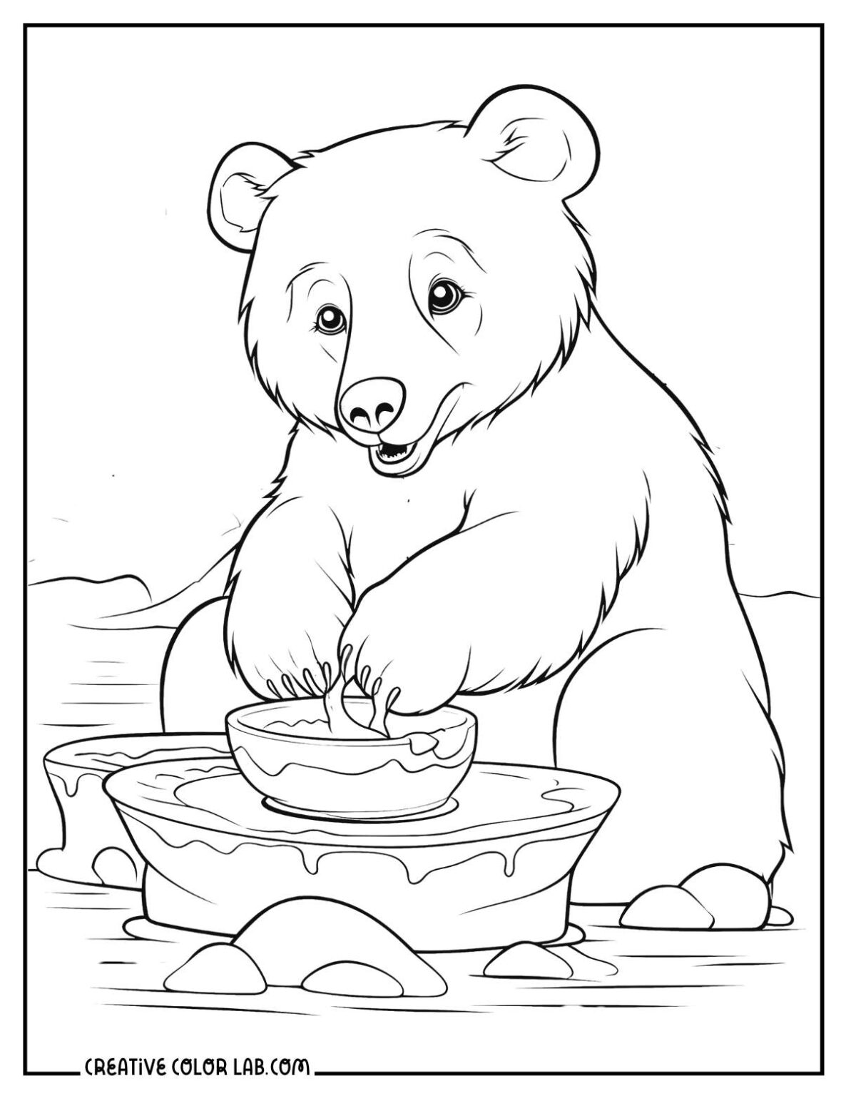 Free, Printable Bear Coloring Pages
