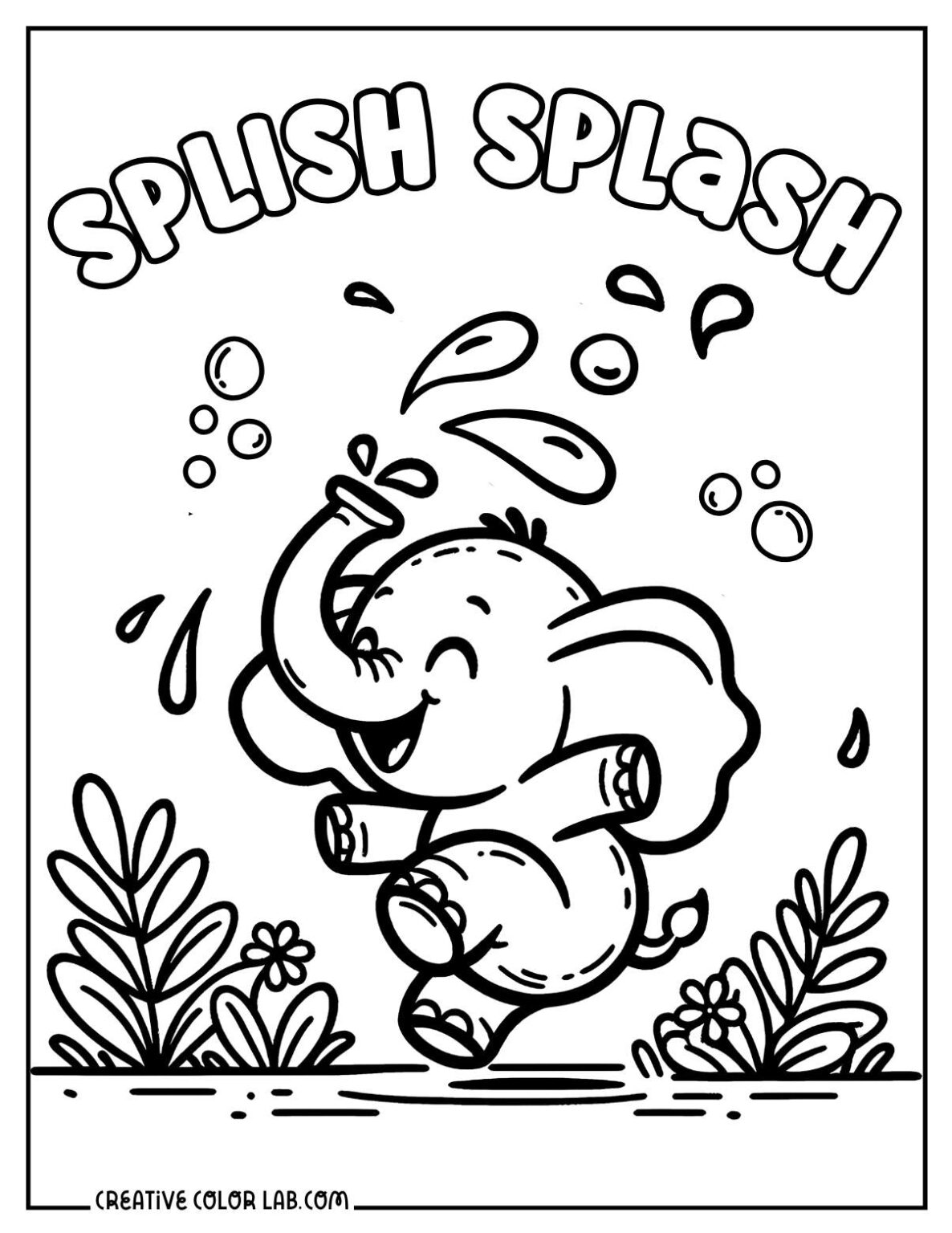 Printable Elephant Coloring Pages | Free PDFs to Download