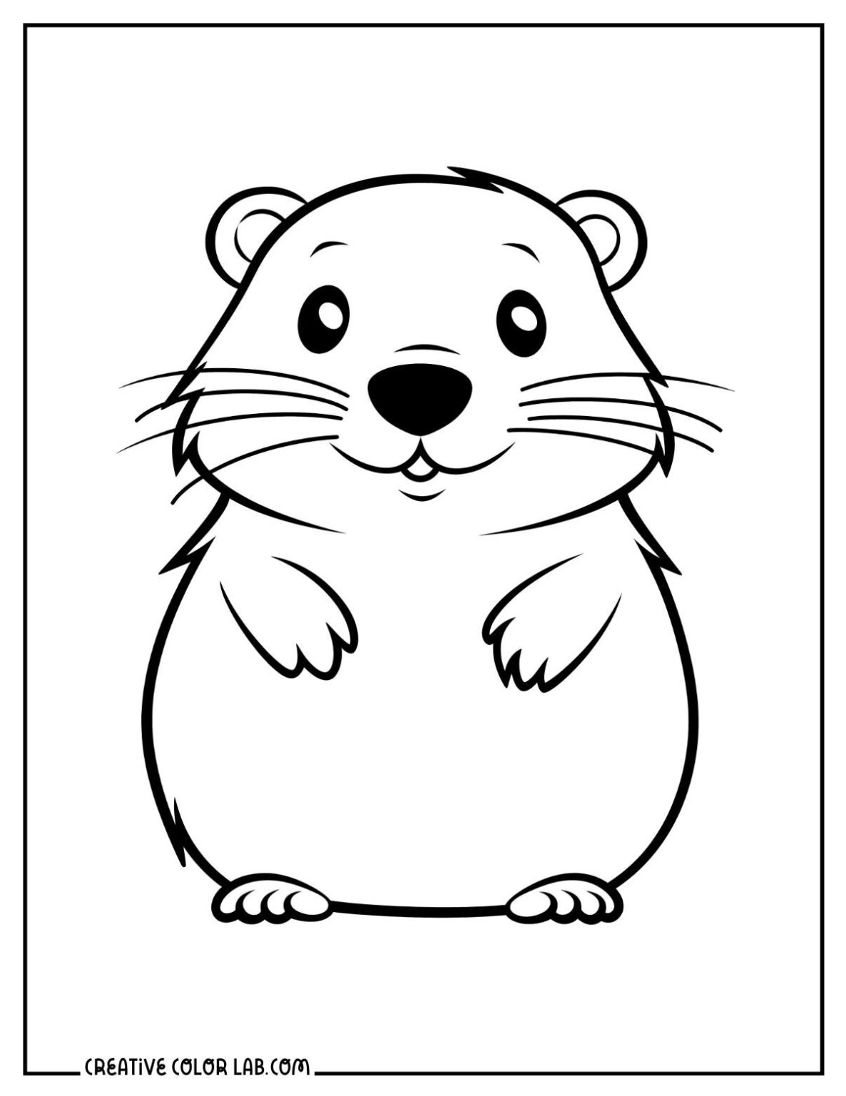 Free Beaver Coloring Pages to Print