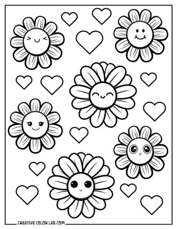 15 Daisy Coloring Pages | Free PDF Printables
