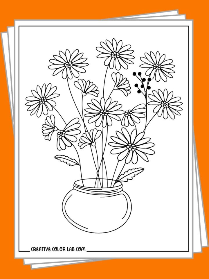 10 Hawaiian Tropical Flower Coloring Pages | Free PDF Printables