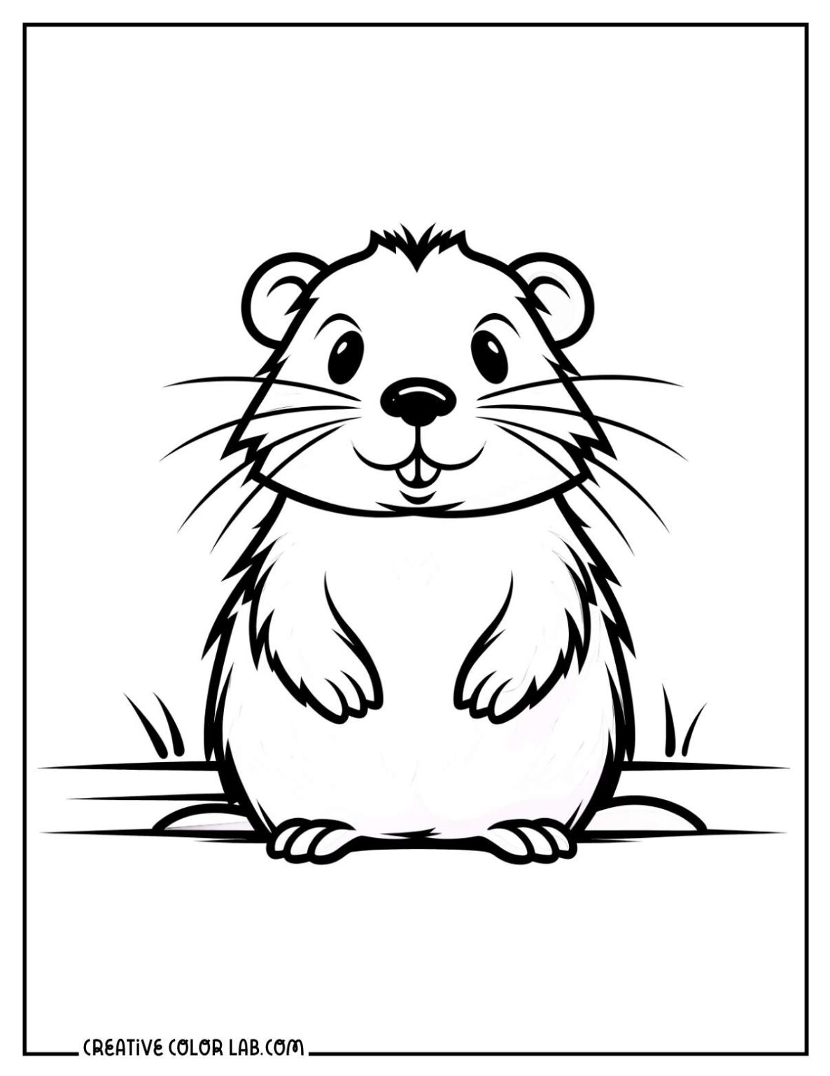 Free Beaver Coloring Pages to Print