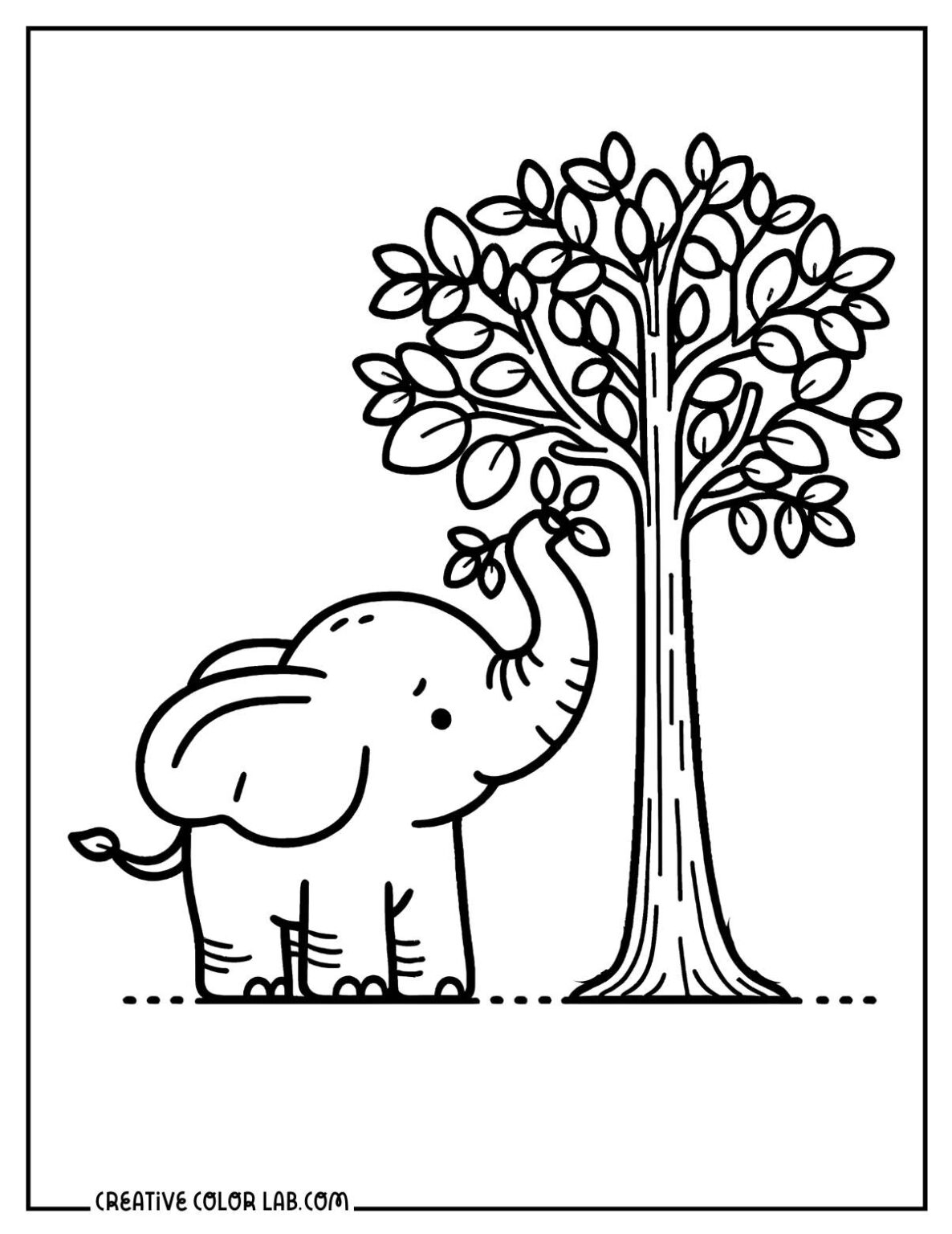 Printable Elephant Coloring Pages Free Pdfs To Download