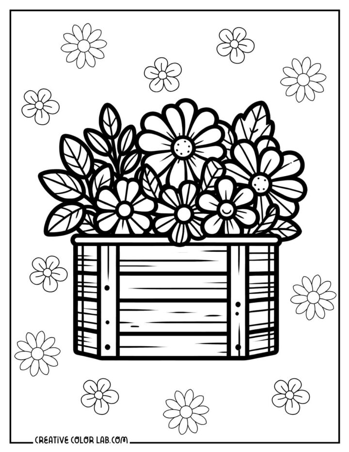 13 Free Garden Coloring Pages | PDF Printables