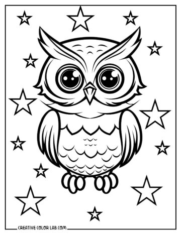 Printable Owl Coloring Pages | Free PDF Downloads