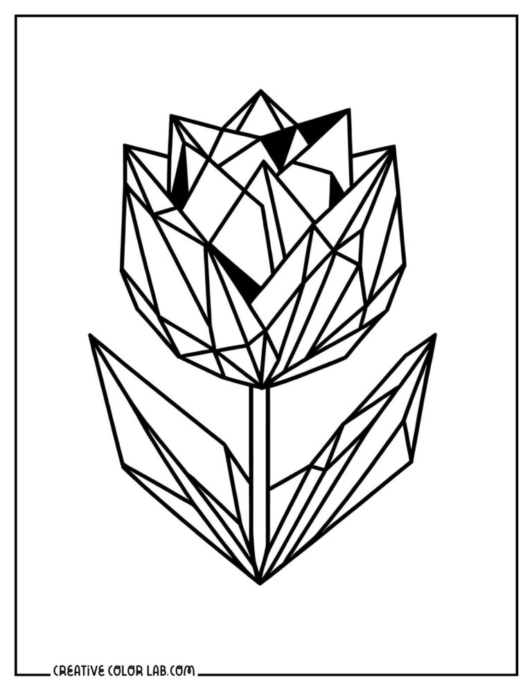 13 Tulip Coloring Pages | Free PDF Printables