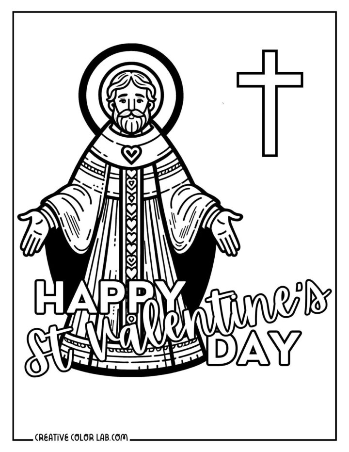 Christian Valentine Coloring Pages | Free, Printable PDFs