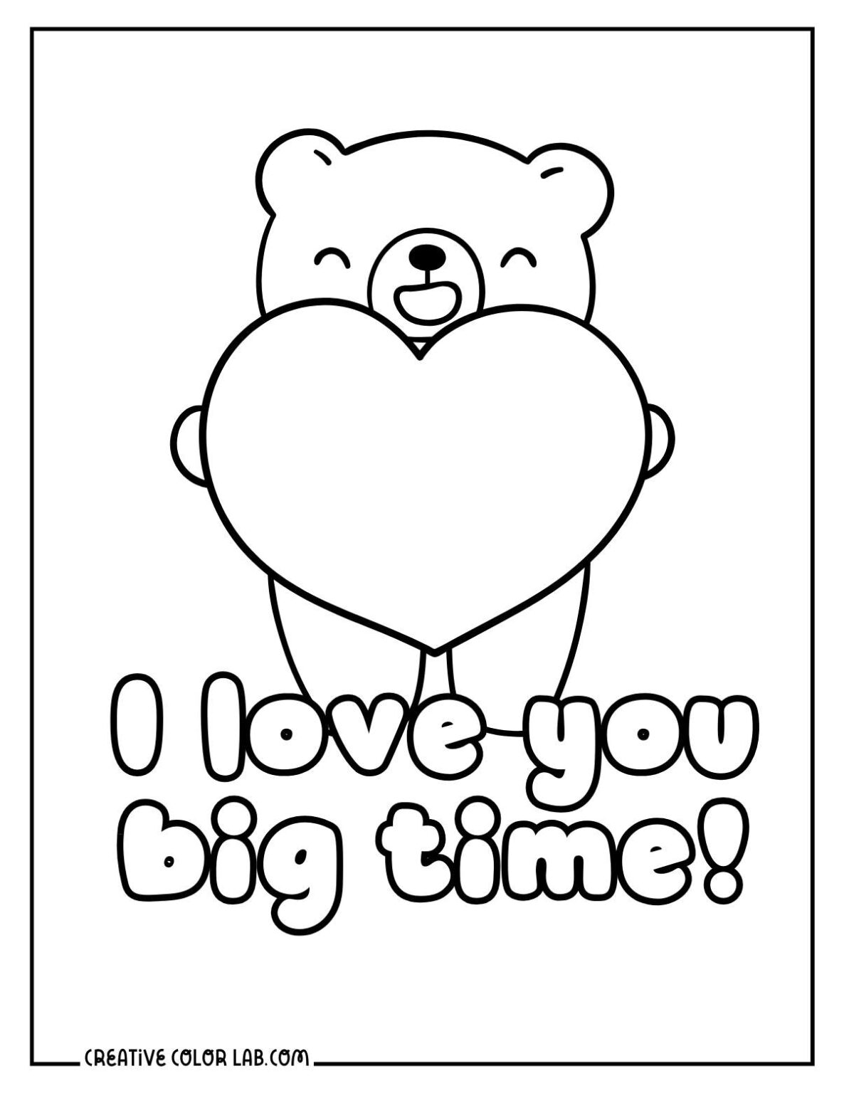 46 I Love You Coloring Pages | Free PDF Printables
