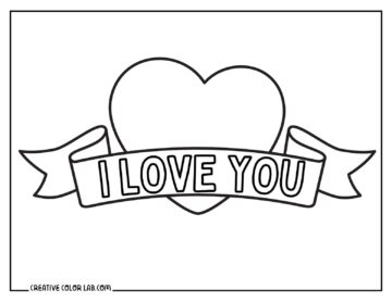 Free Heart Coloring Pages | Printable PDFs