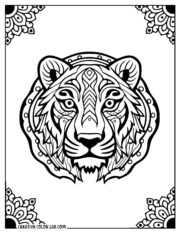 16 Tiger Coloring Pages | Free PDF Printables