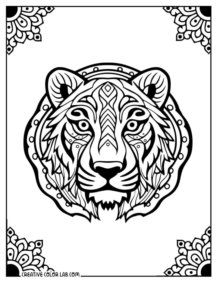 Tiger Coloring Pages | Free PDF Downloads