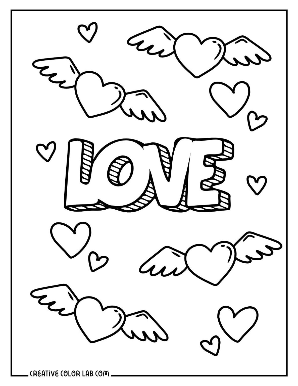 46 I Love You Coloring Pages | Free PDF Printables