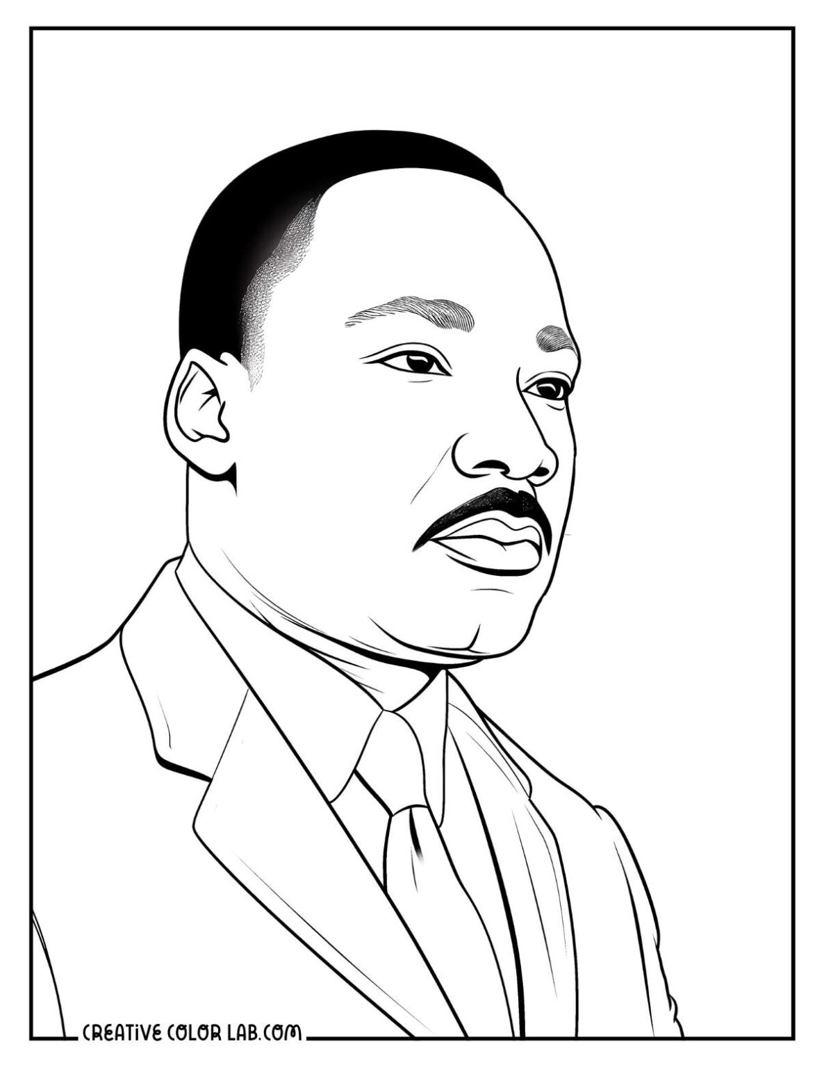 Free MLK Day Coloring Pages | Martin Luther King Jr Printables
