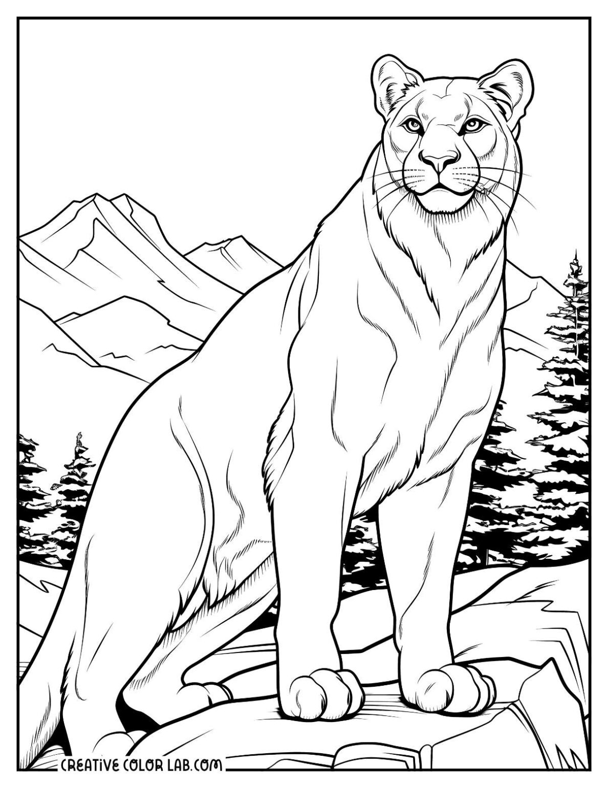 Free Lion Coloring Pages | Printable PDFs