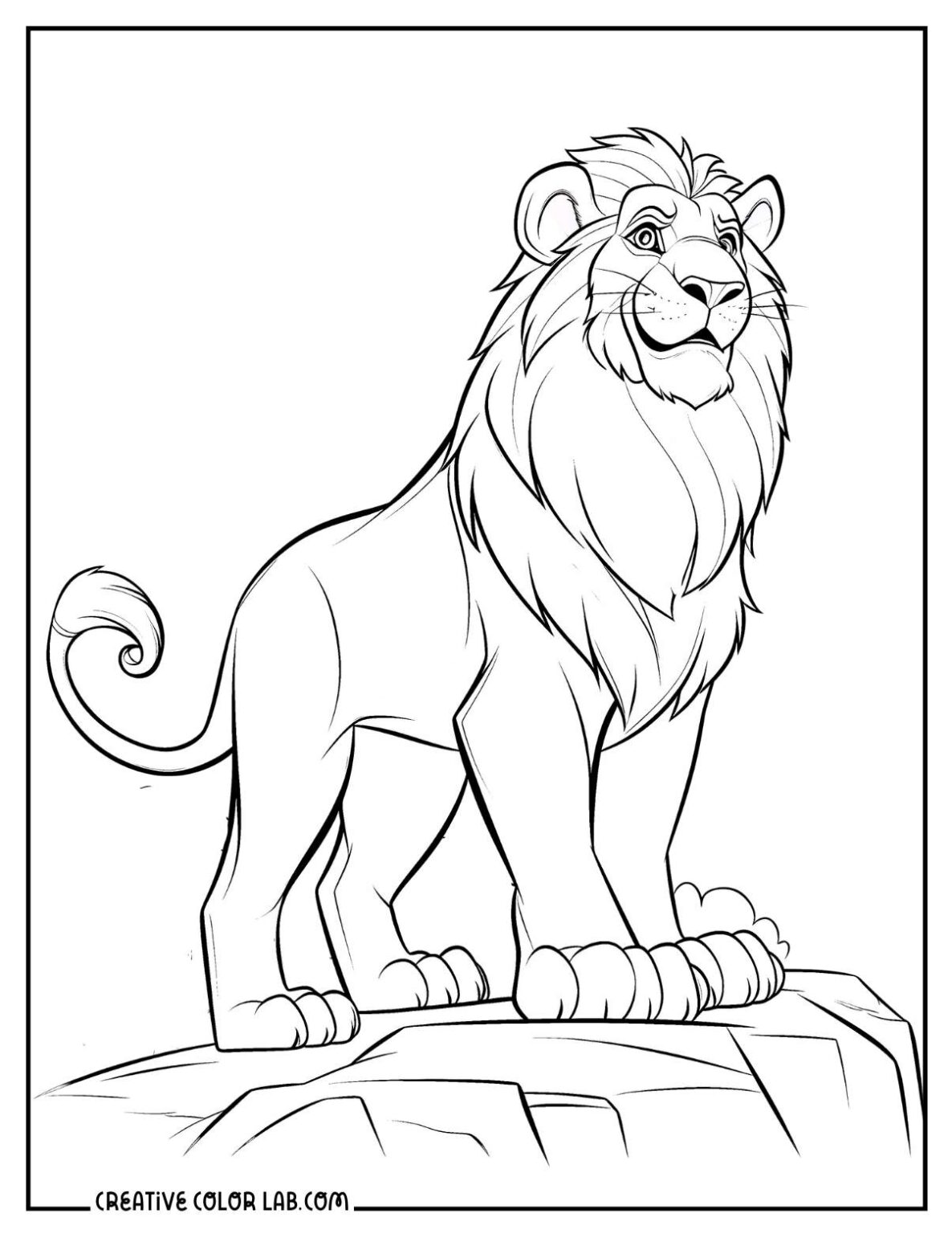 Free Lion Coloring Pages | Printable PDFs