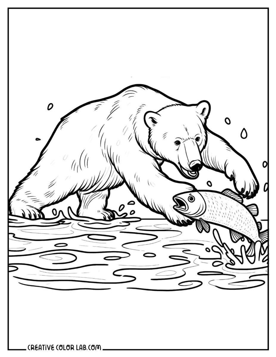 Free Polar Bear Coloring Pages | Printable PDFs