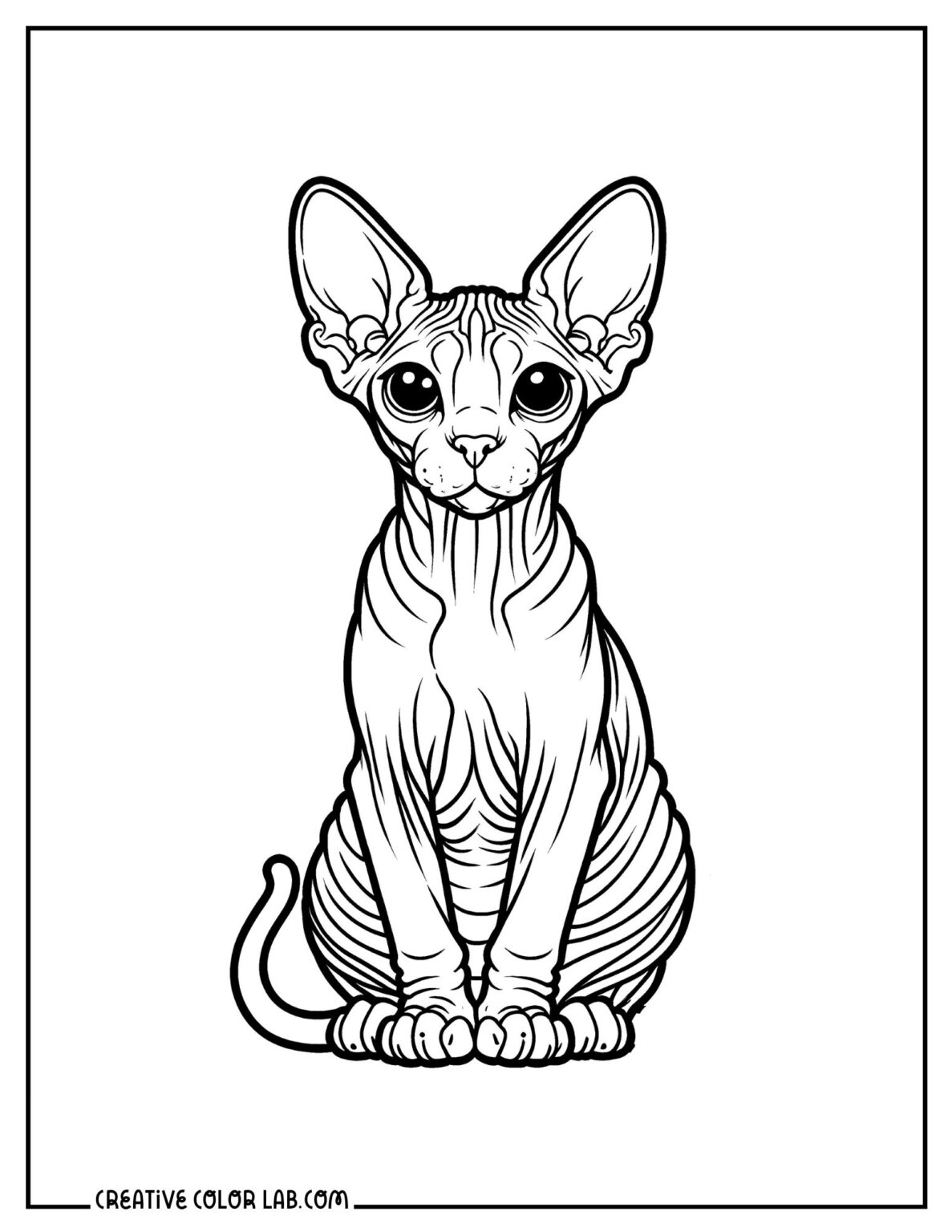 Free, Printable Cat Coloring Pages
