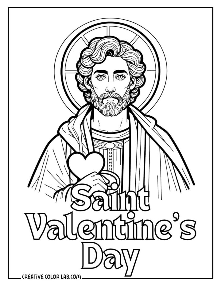 Christian Valentine Coloring Pages | Free, Printable PDFs