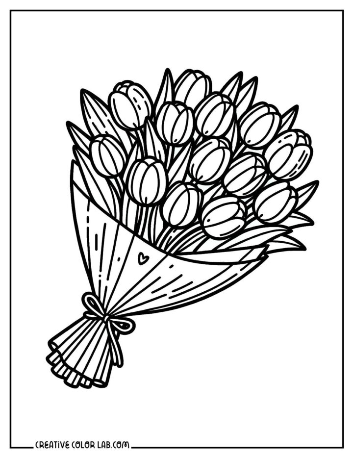 13 Tulip Coloring Pages | Free PDF Printables