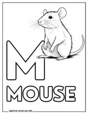 11 Mouse Coloring Pages | Free PDF Printables