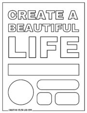 37 Inspirational Quotes Coloring Pages | Positive PDF Printables