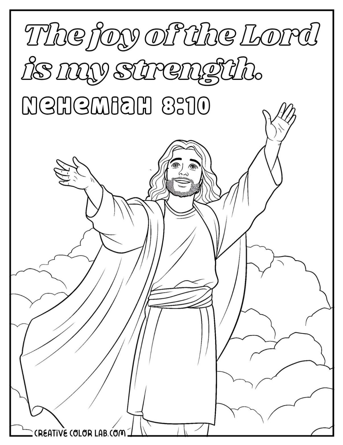 61 Bible Verse Coloring Pages | Free Printable Christian Quotes