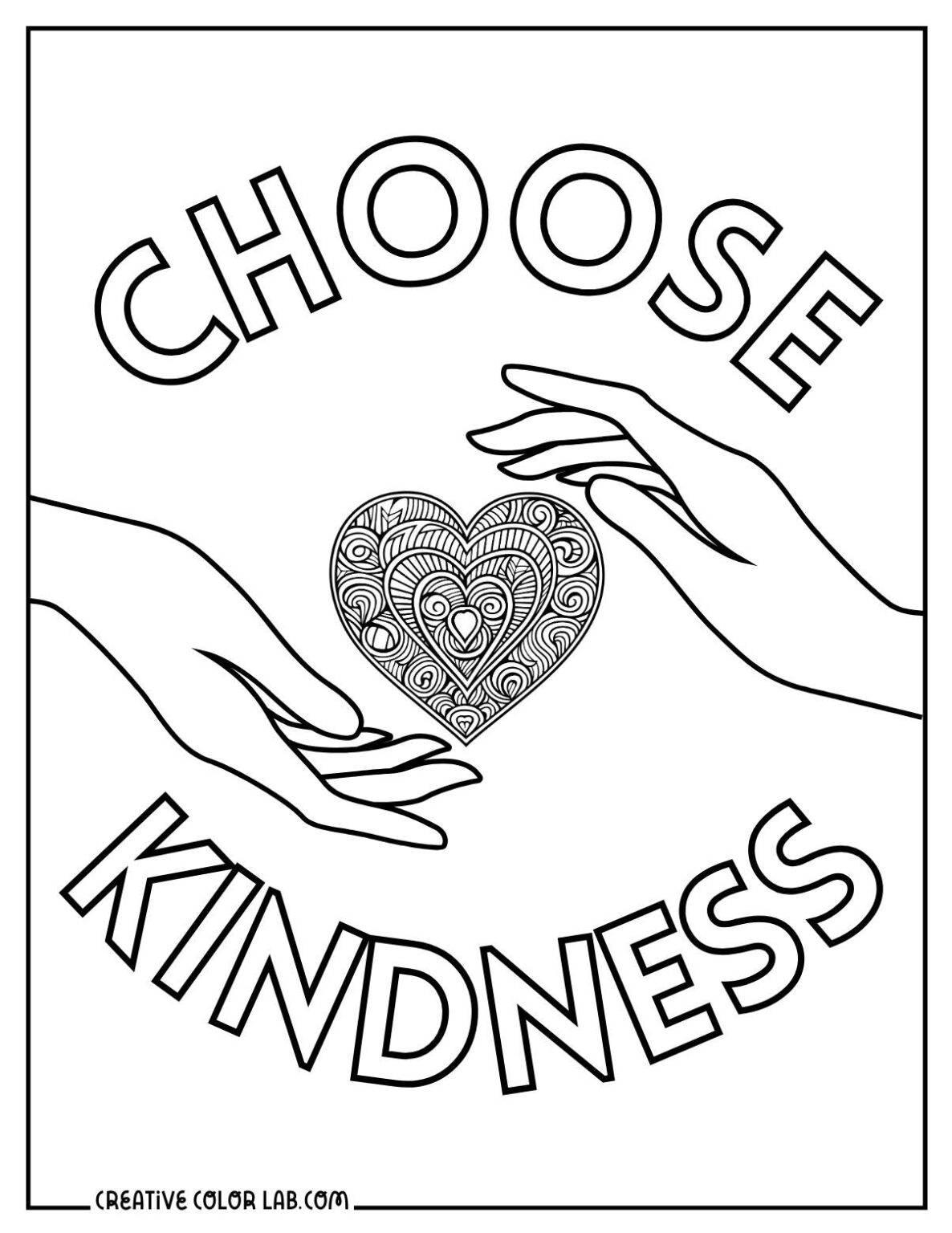 20 Coloring Pages on Kindness | Free PDF Printables