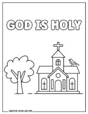 Printable God Coloring Pages
