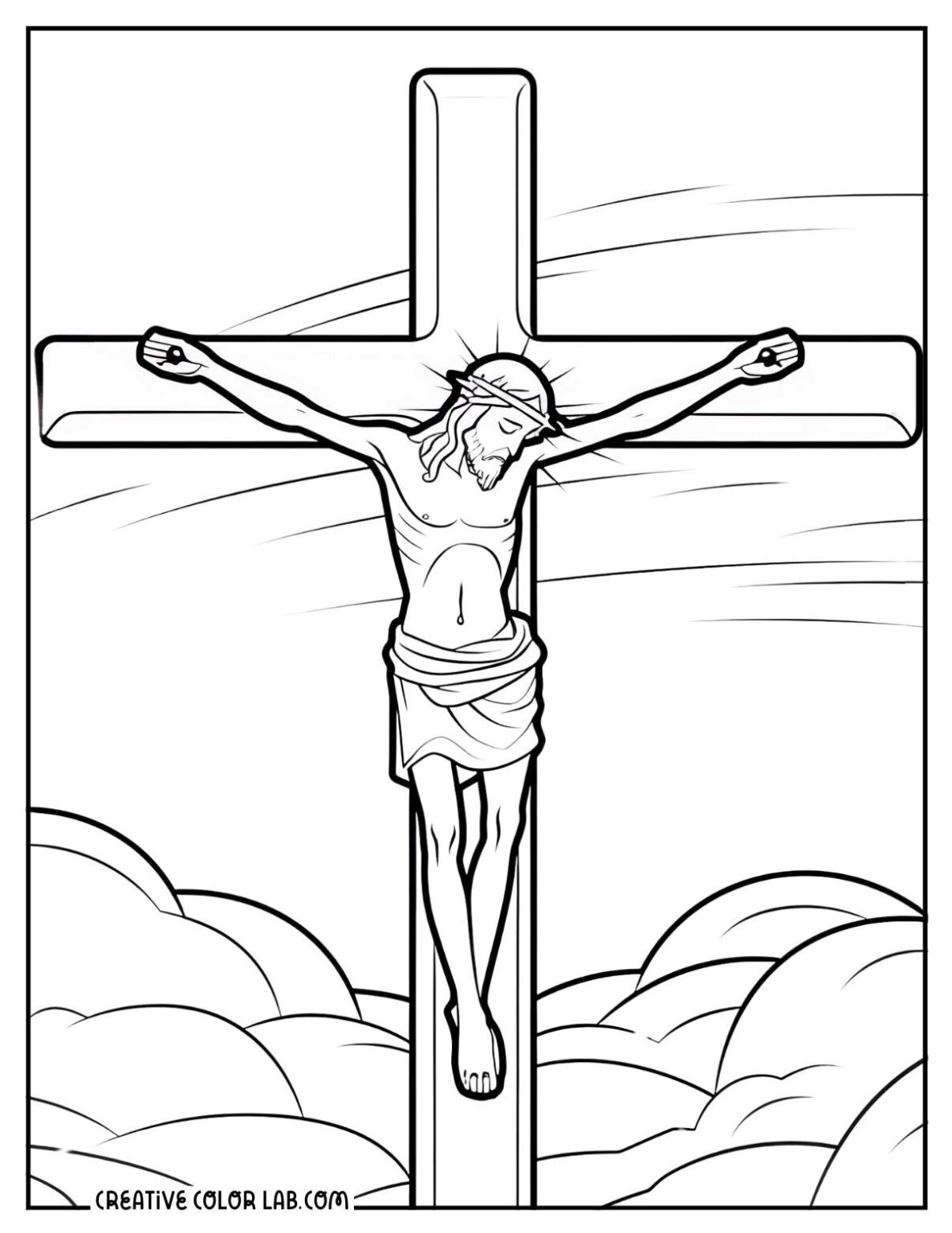 24 Jesus Coloring Pages | Free PDF Printables