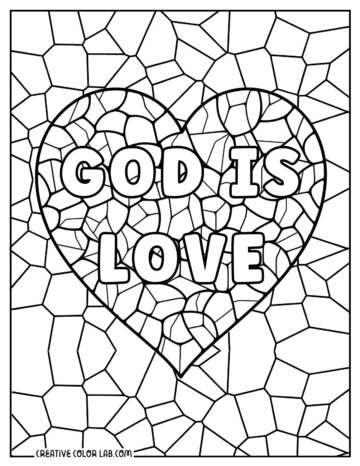 Printable God Coloring Pages
