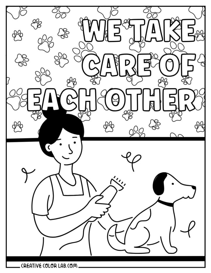 20 Coloring Pages on Kindness | Free PDF Printables