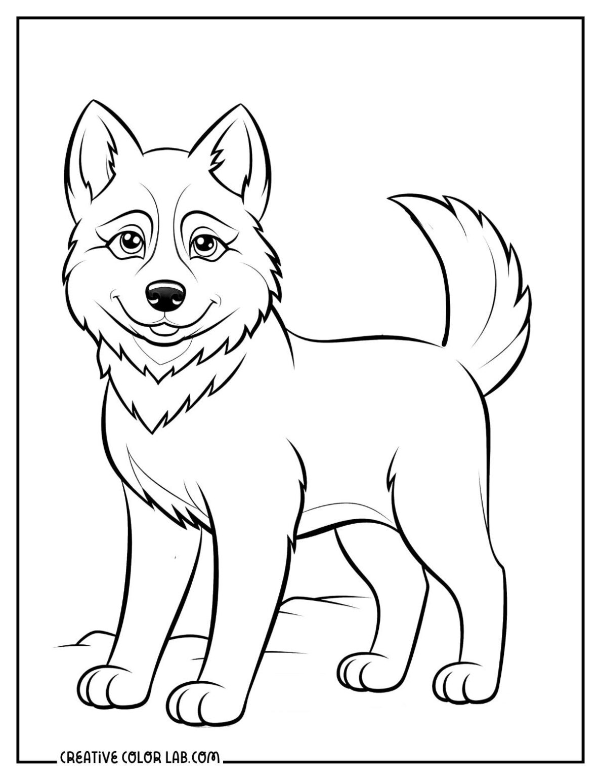 Free Husky Coloring Pages | Printable PDFs