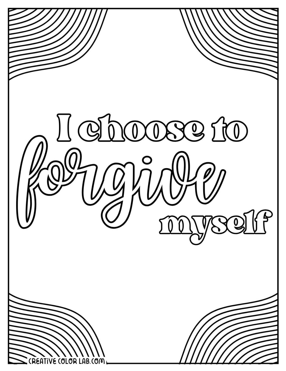 35 Positive Affirmations Coloring Pages | Free PDF Printables