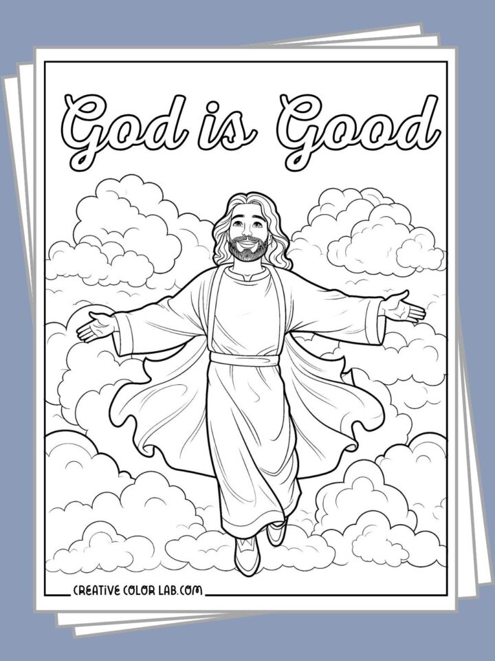 Free Jesus Calms the Storm Printable Coloring Pages
