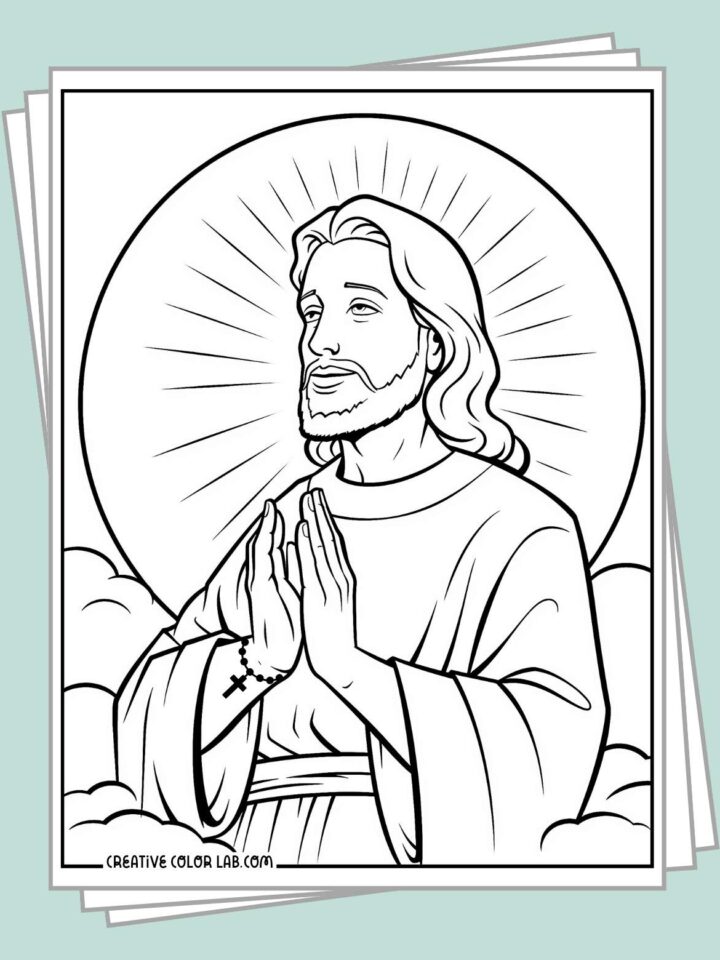 6 Jesus Loves Me Coloring Pages | Free PDF Printables