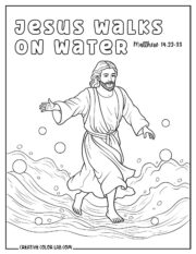 24 Jesus Coloring Pages | Free PDF Printables